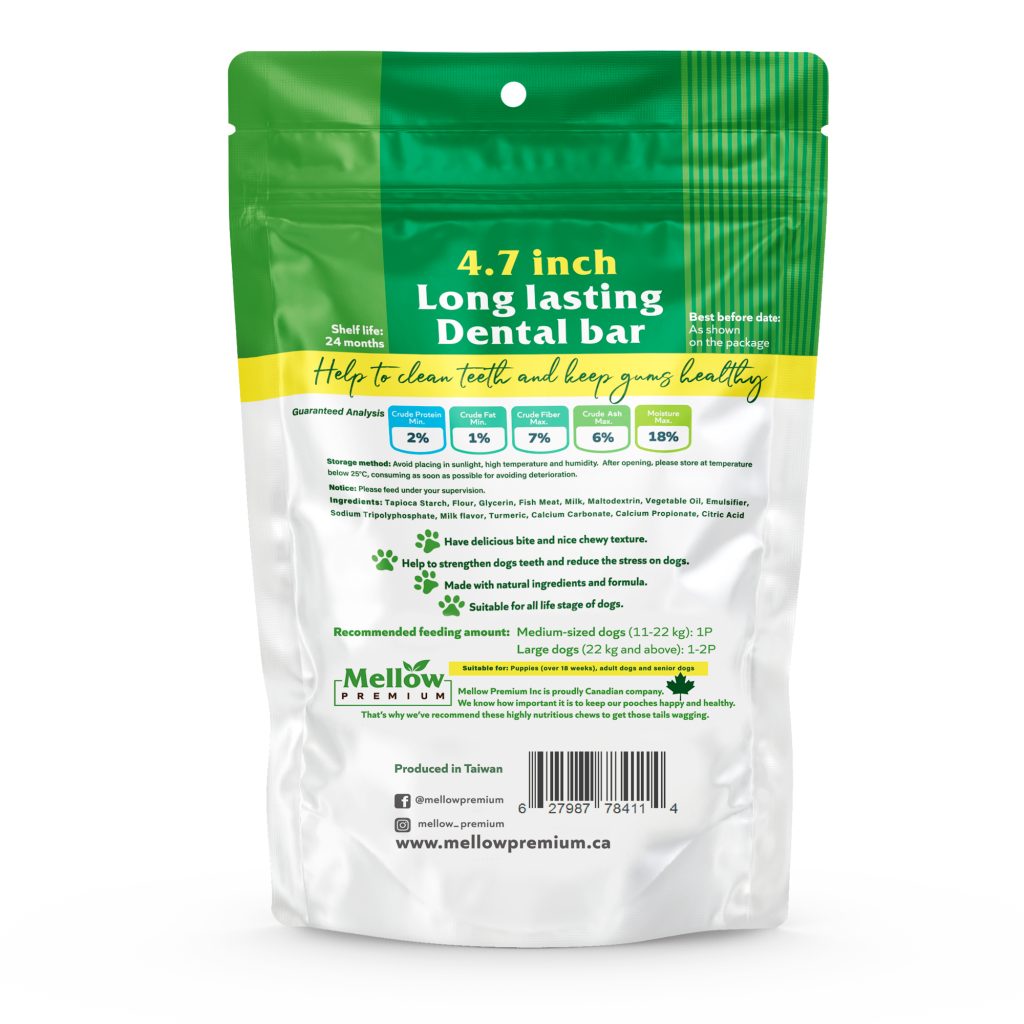 Long-Lasting Milk and Turmeric Dental Stick - Mellow premium